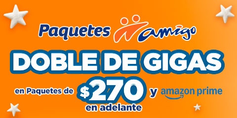 Amigo Sin Límite doble de gigas desde 200 | Telcel