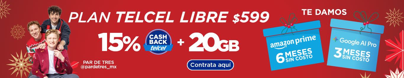 Planes Libre Telcel | Desde $249 al mes y sin contrato