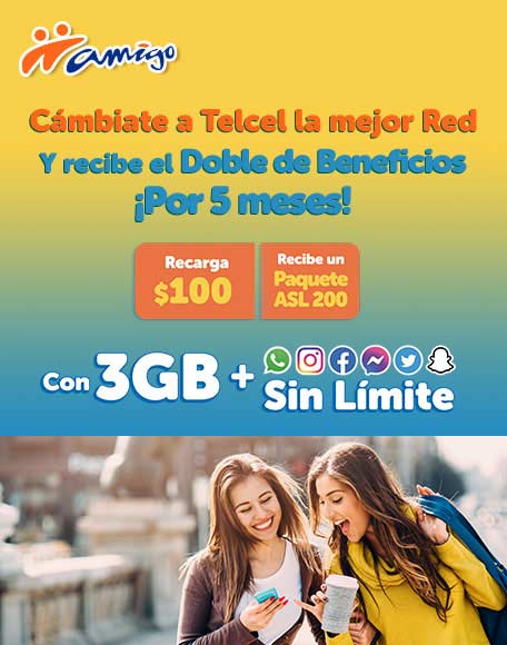 Cámbiate a Telcel en Amigo Sin Limites | Promociones Telcel
