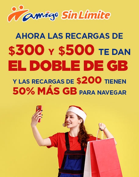 Más Gigas en Amigo Sin Límite este Buen Fin |Promociones Telcel