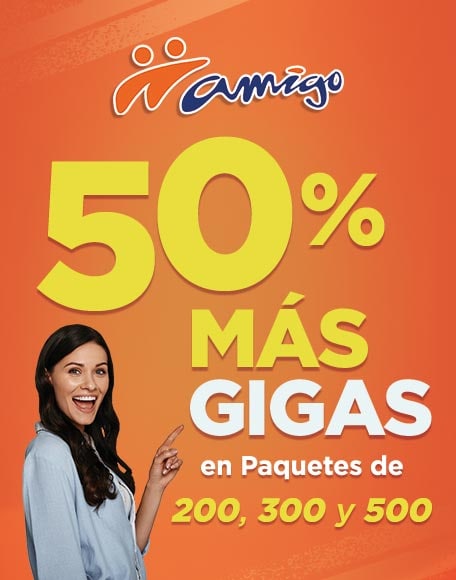 Más Gigas en Paquetes Amigo esta temporada |Promociones Telcel