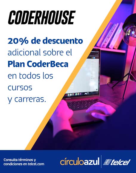 Aprender nunca fue tan increíble con CoderHouse | Promociones Telcel