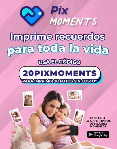Imprime tus recuerdos favoritos con Pix Moments| Telcel Imprime tus recuerdos favoritos con Pix Moments| Telcel